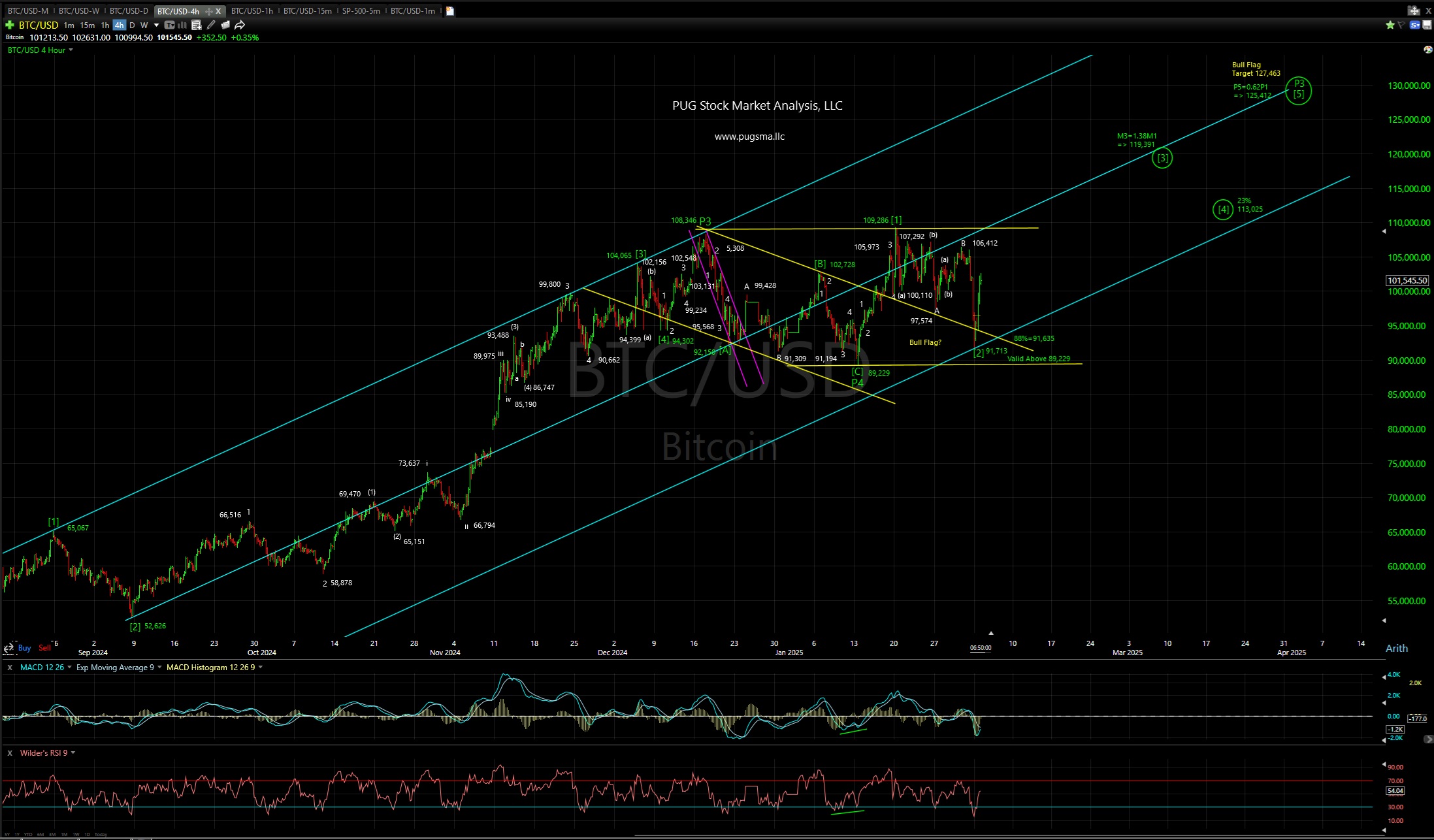 BTC Technical Analysis PUG Stock Market Analysis, LLC | Technical Analysis Blog